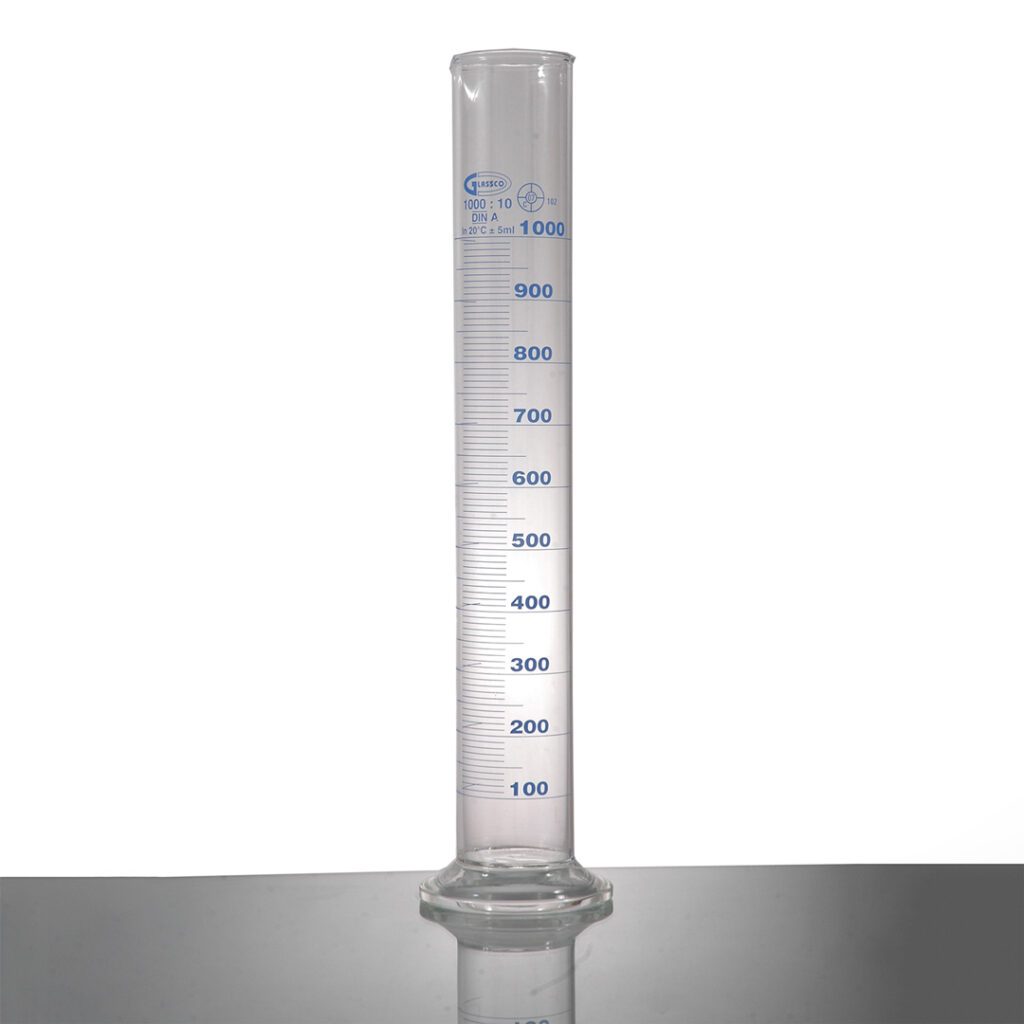 Measuring Cylinder, Class A, Round Base, Borosilicate Glass – Dalon
